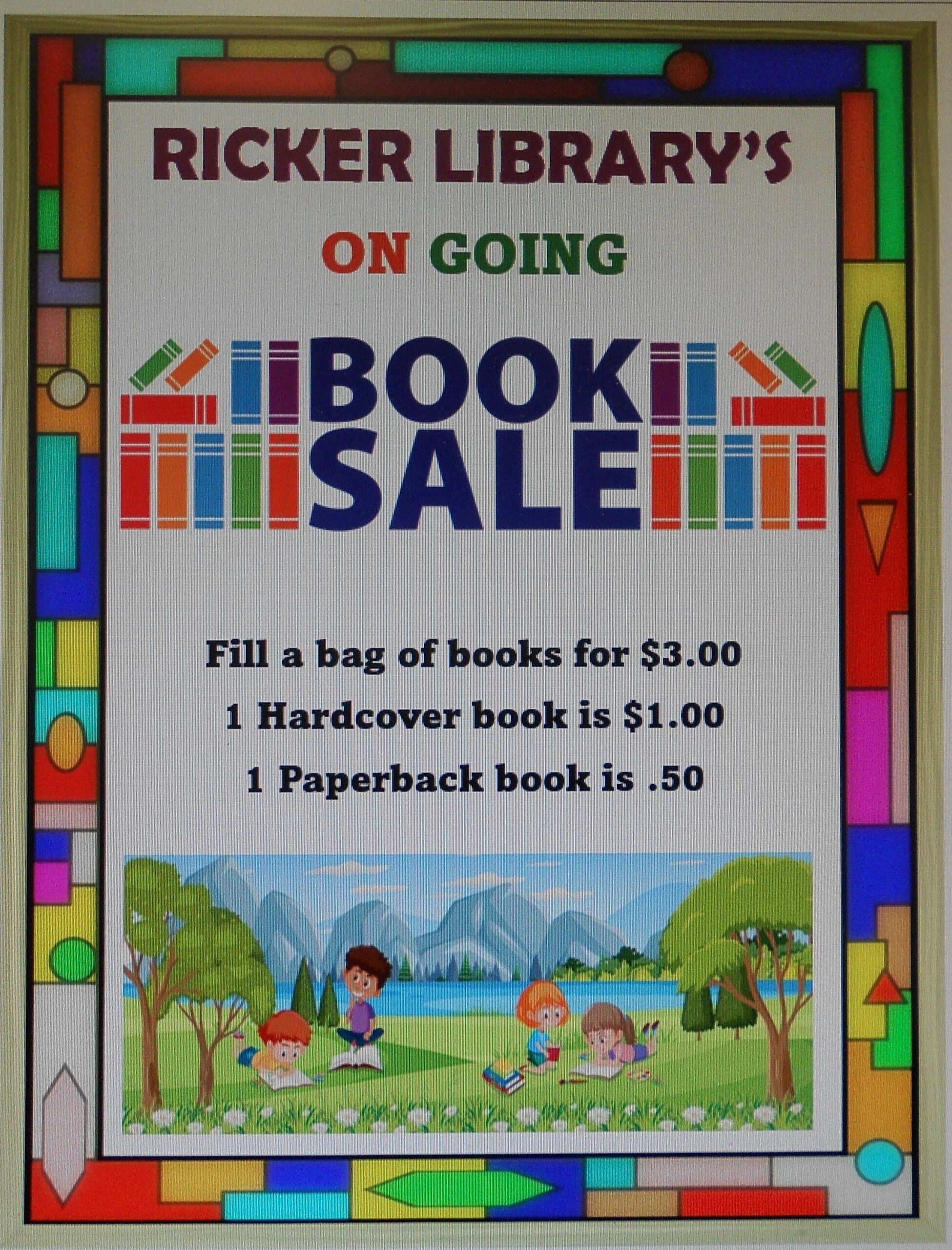 At Ricker Library we always have an ongoing Booksale and it’s a great ...